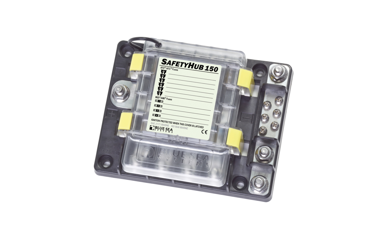 Blue Sea Systems SafetyHub 150 Fuse Block | Load Support Air Suspension